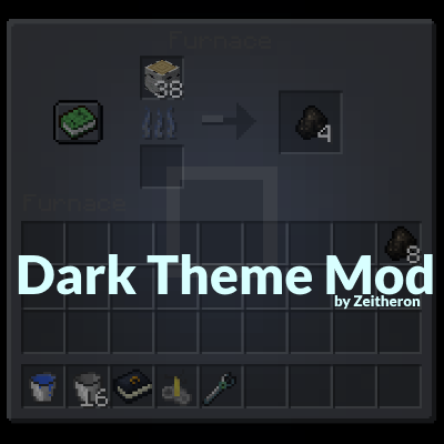 Dark Theme Mod - Minecraft Mods - CurseForge