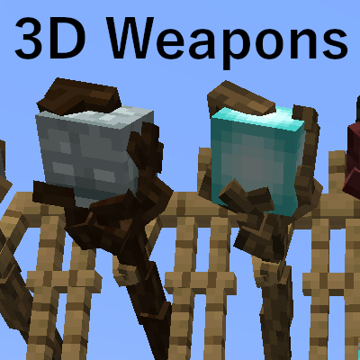 Three-Dimensional Weapons for Mine and Slash - Minecraft Resource Packs ...