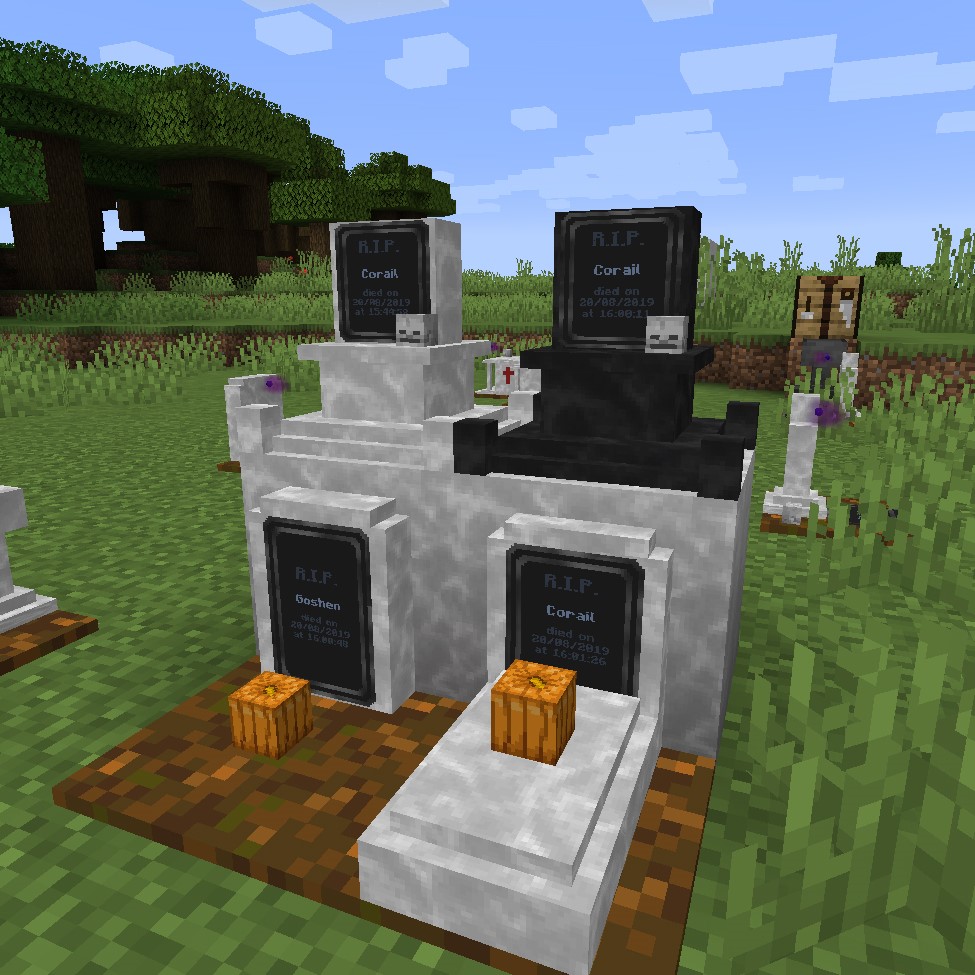 Gravestone Mod For Minecraft