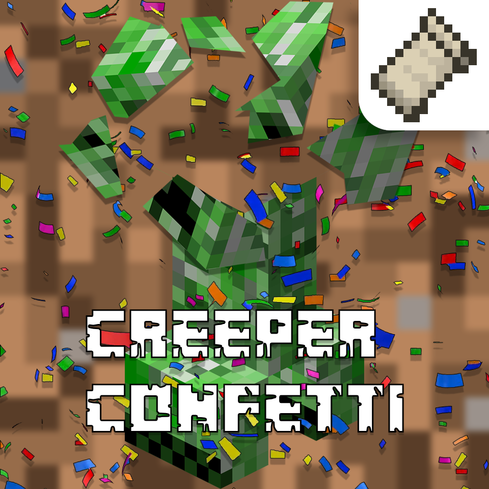 Creeper Confetti (Fabric port) - Minecraft Mods - CurseForge