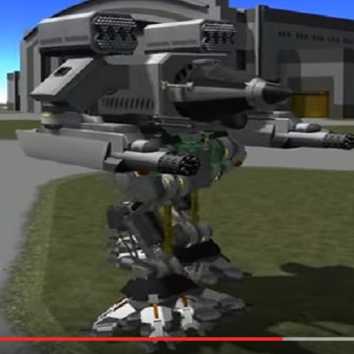 KSP - Mechwarrior walker 67 - MadCat Remake - Kerbal Space Program ...