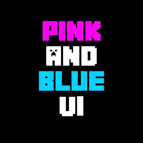 PINK and BLUE UI Addon (Default PvP) - Minecraft Resource Packs ...