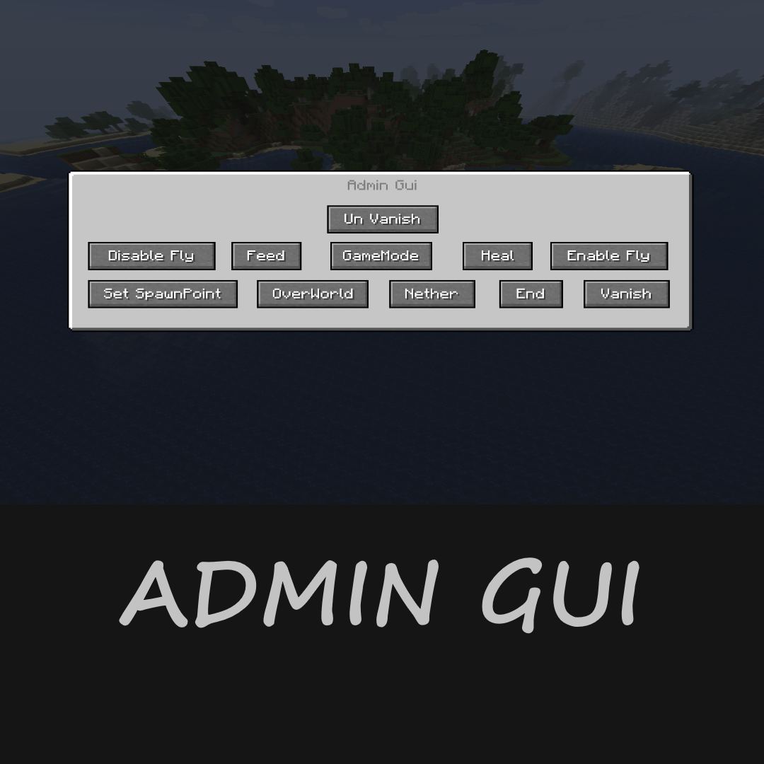 Admin (GUI) - Files - Minecraft Mods - CurseForge