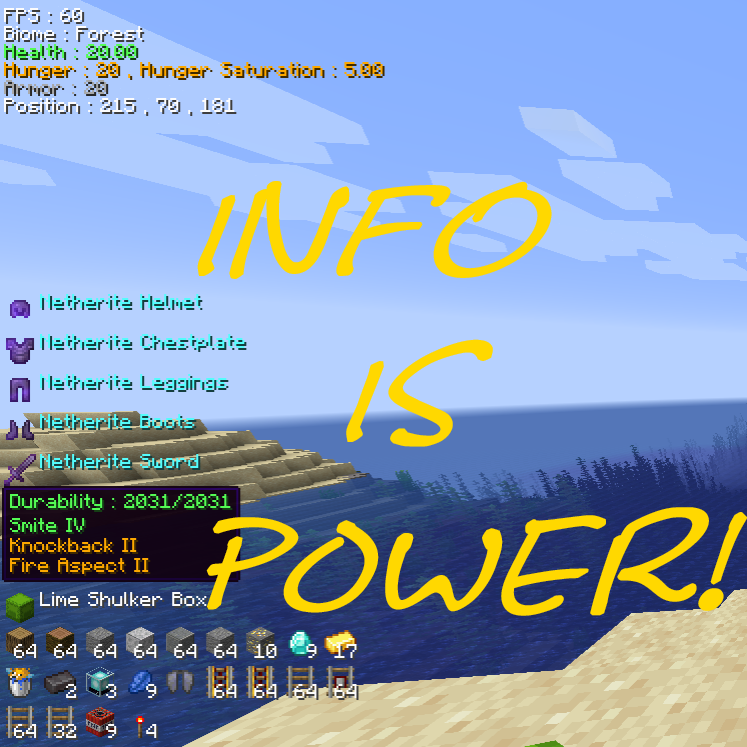 Info Is Power! - Mods - Minecraft