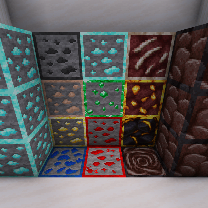 Cloud's Ore Borders - Minecraft Resource Packs - CurseForge