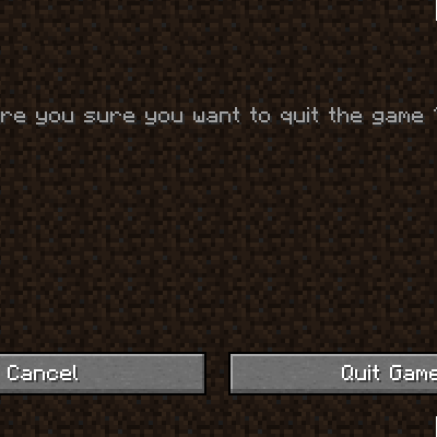QuitConfirm - Mods - Minecraft - CurseForge