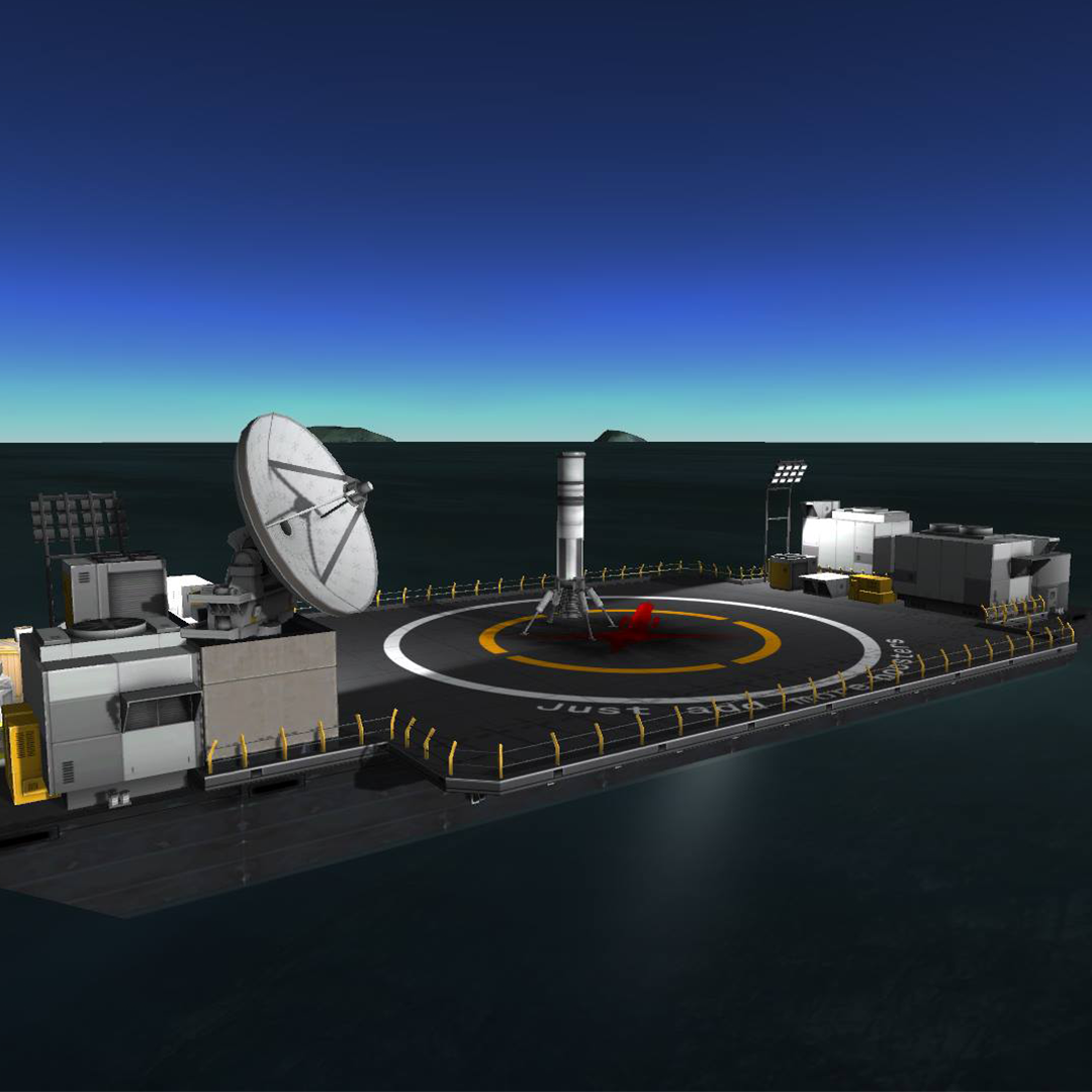 Bardge Landing Path "Drone ship" - Kerbal Space Program Mods - CurseForge