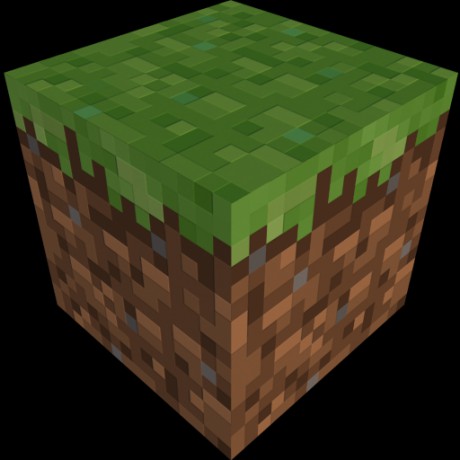 Minecraft Grass Block Logo