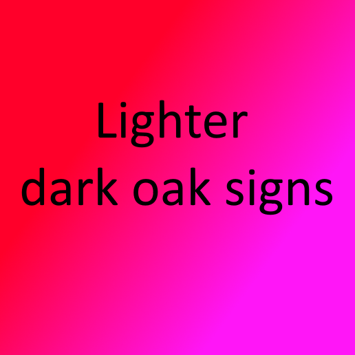 Files - Lighter dark oak signs - Resource Packs - Minecraft - CurseForge