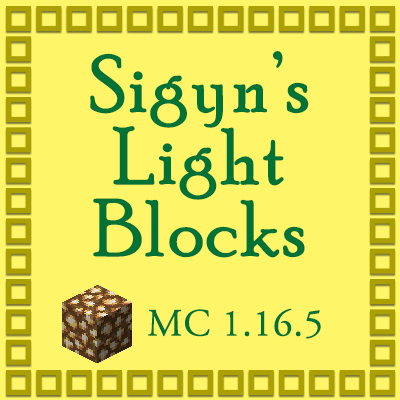 Sigyn's Light Blocks - Minecraft Mods - CurseForge