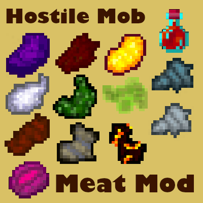 Files - Hostile Mob Meat - Mods - Minecraft - CurseForge
