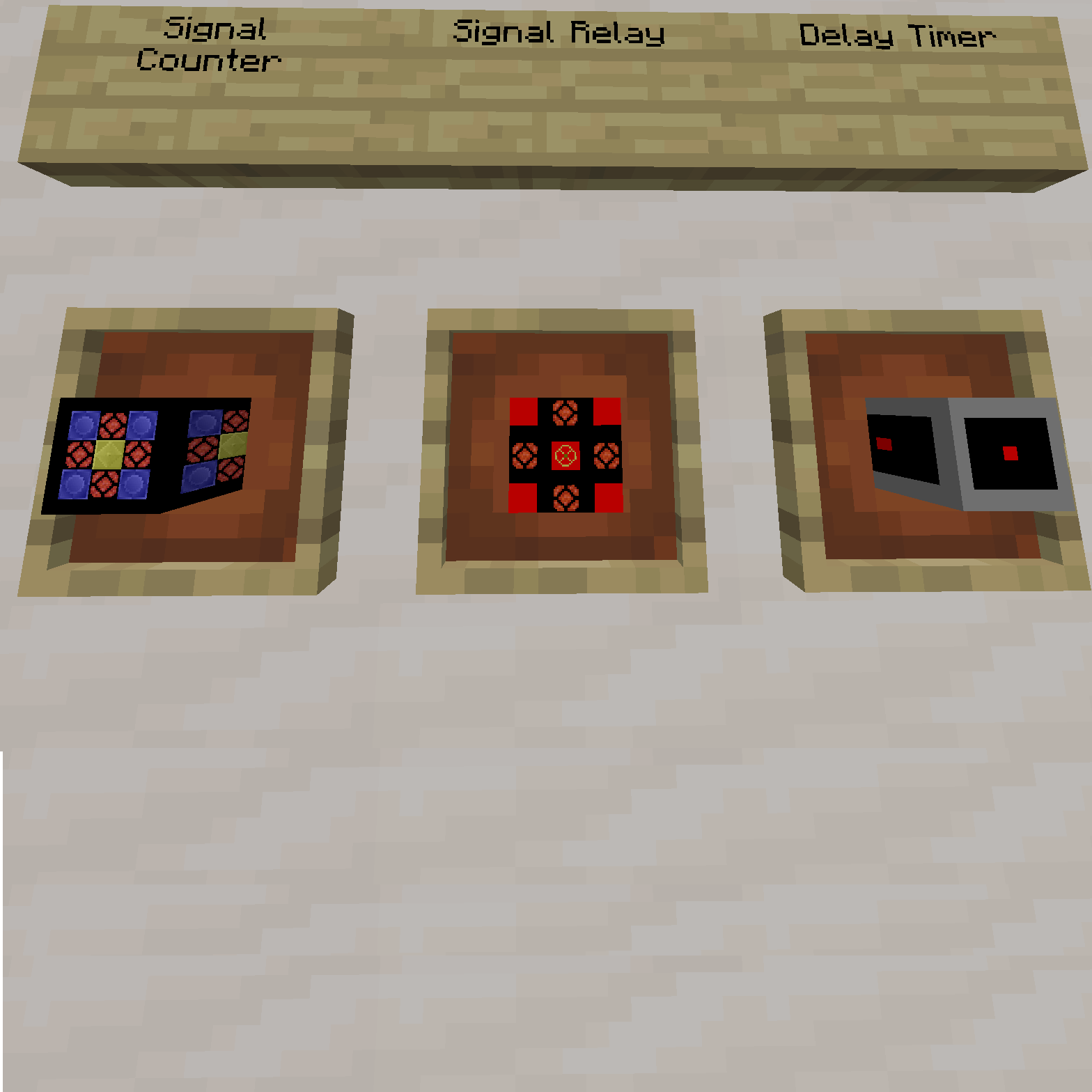 Signal Blocks Screenshots - Mods - Minecraft