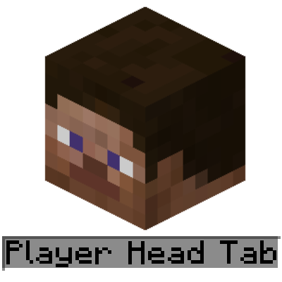 Player Head Tab - Mods - Minecraft