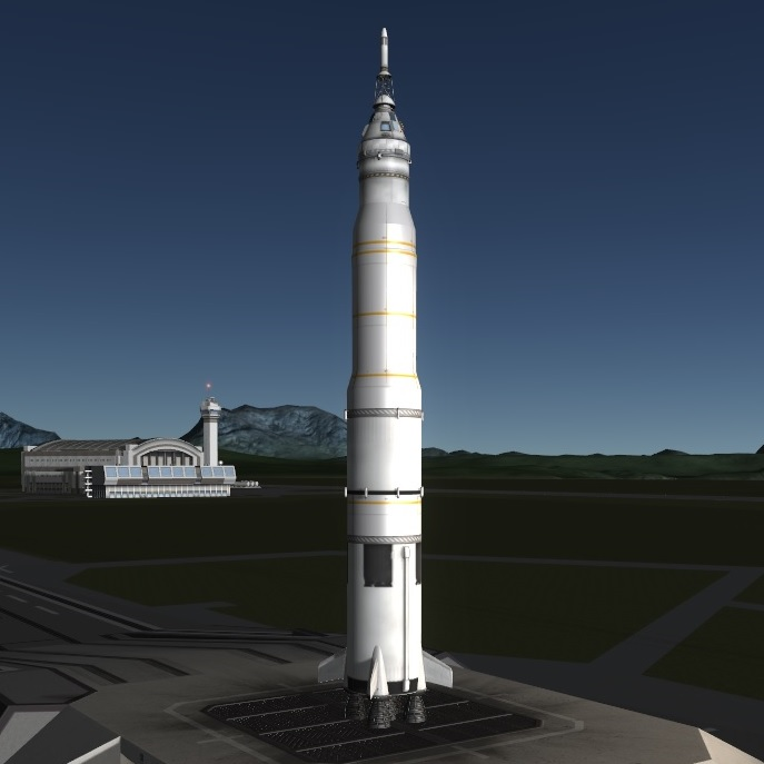 Saturn V with stock parts - Kerbal Space Program Shareables - CurseForge