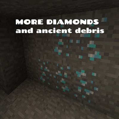 Diamond ore and ancient debris more easier to find - Minecraft Mods ...