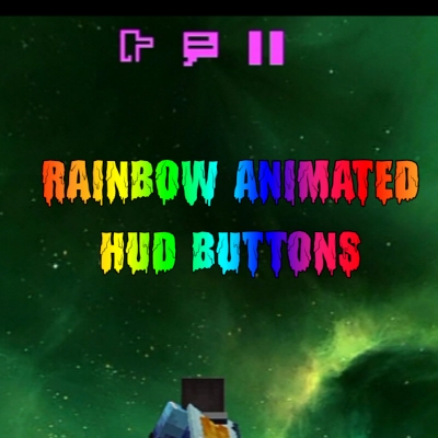 RAINBOW ANIMATED HUD BUTTONS RESOURCE PACK - Minecraft Bedrock Addons ...