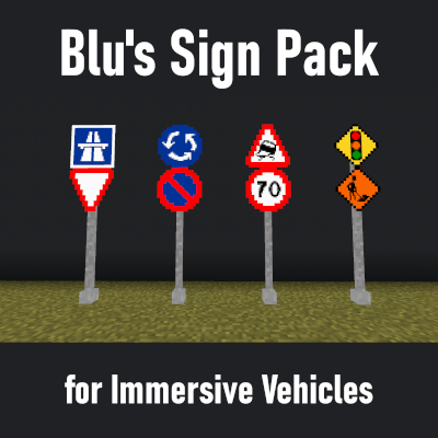 Blu's Sign Pack [MTS/IV] - Minecraft Mods - CurseForge