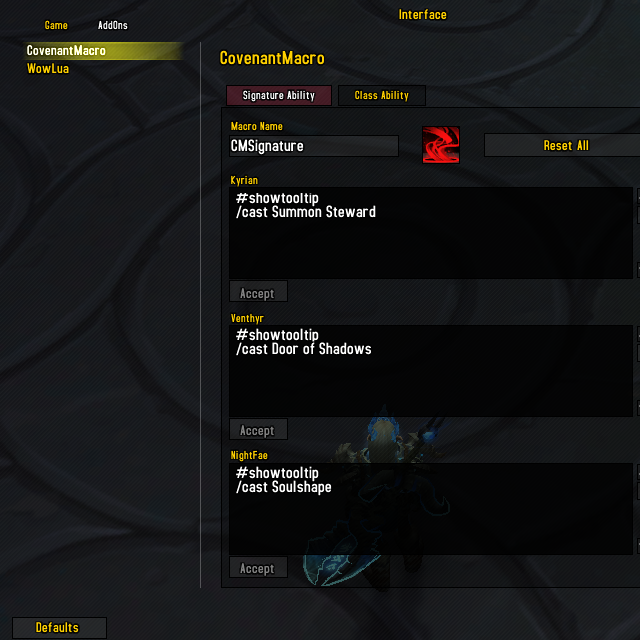 Install Covenant Macro World of Warcraft Addons - CurseForge