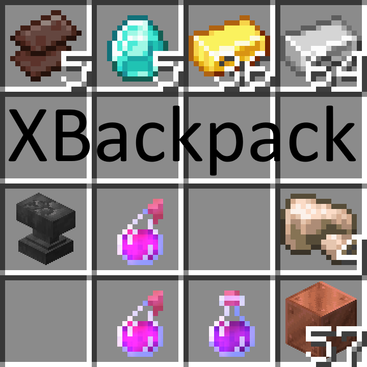 XBackpack - Minecraft Mods - CurseForge