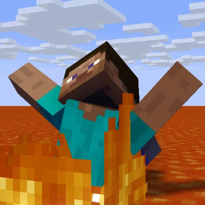 Lava Death in Creative Mode