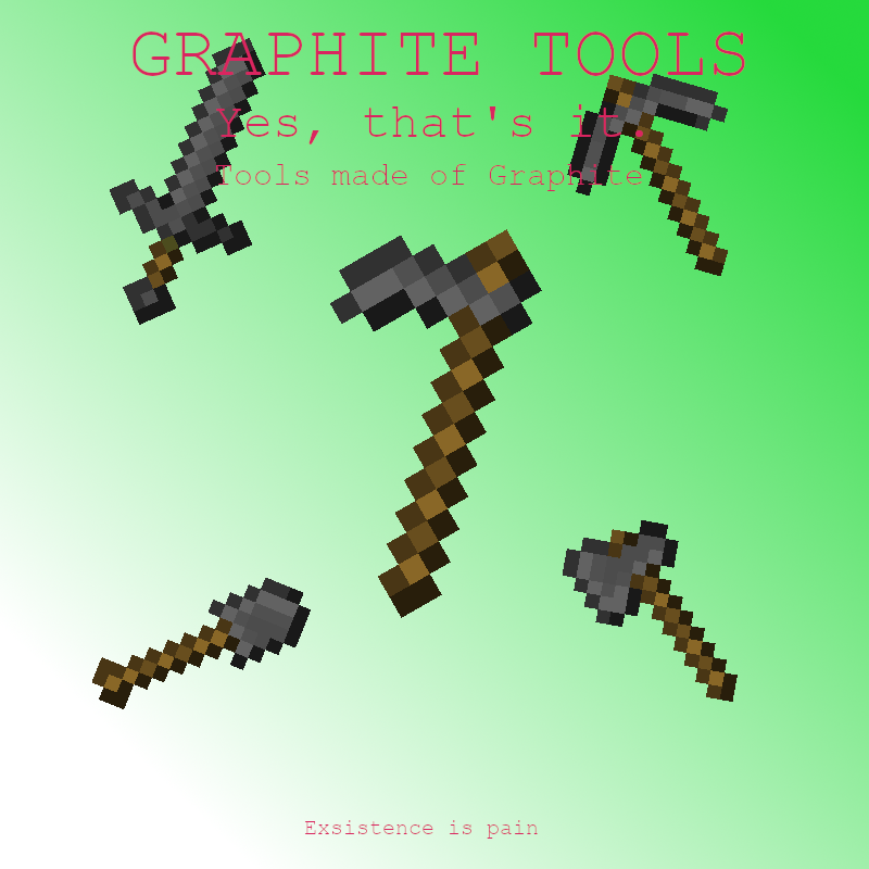 Graphite Tools - Minecraft Mods - CurseForge