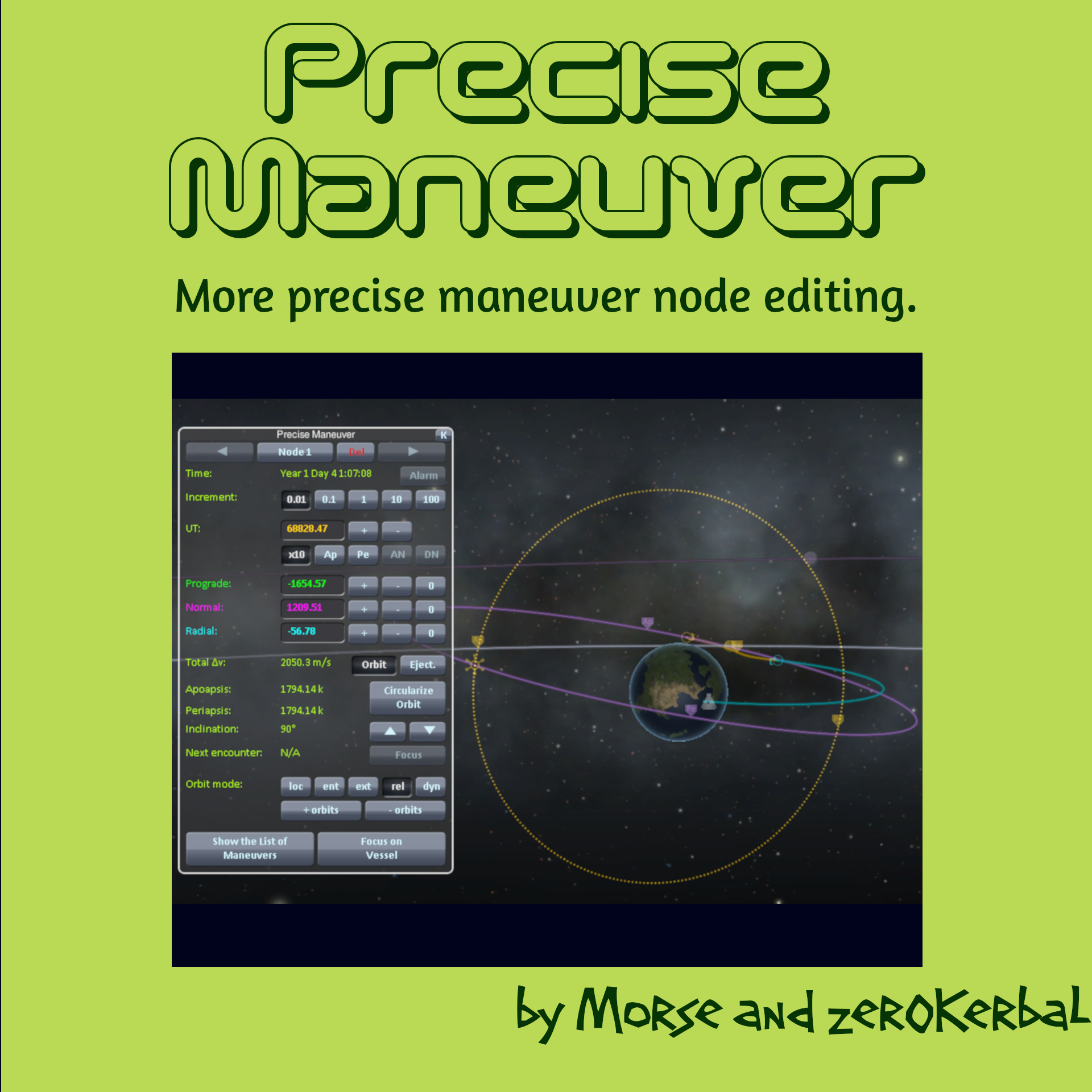 Precise Maneuver (KPM) - Mods - Kerbal Space Program - CurseForge