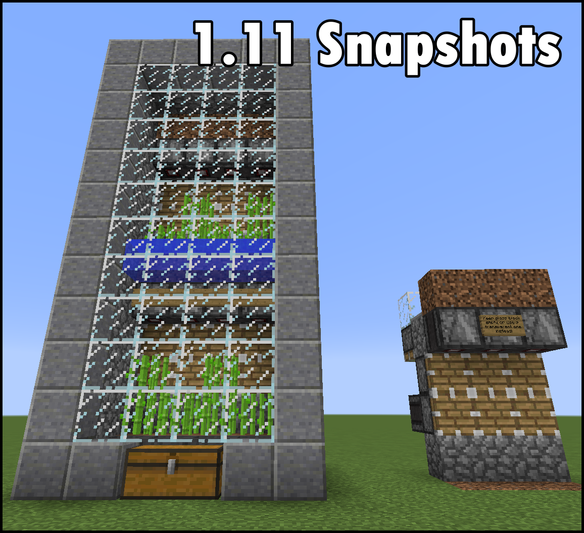 Stackable & Tilable Sugarcane Farm - Minecraft Worlds - CurseForge