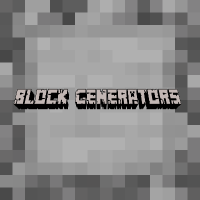 Block Generators - Minecraft Mods - CurseForge