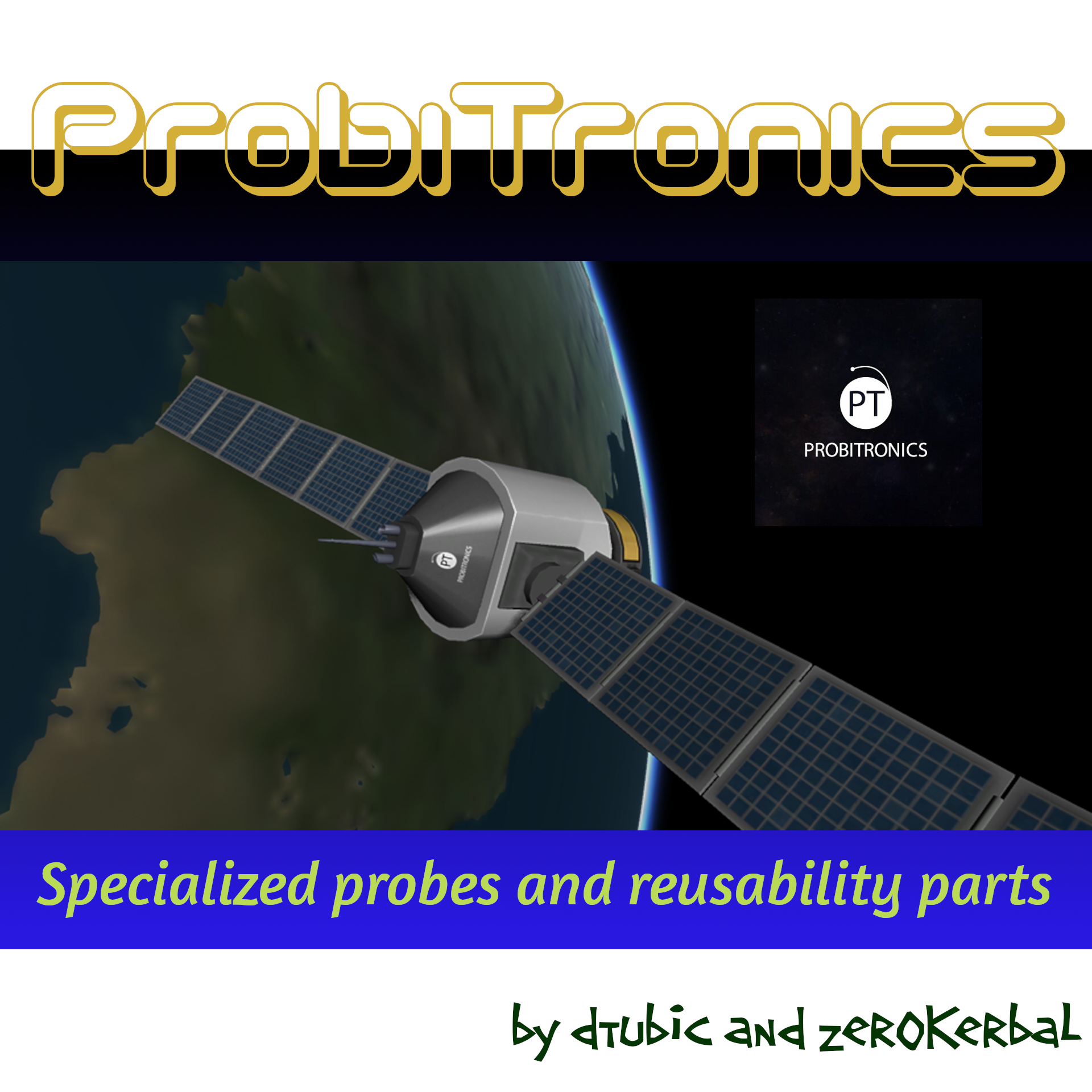 Kerbal Space Program Solar Powered Satellites