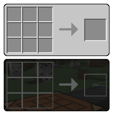 Grey's Transparent Containers HUD - Files - Minecraft Resource Packs ...