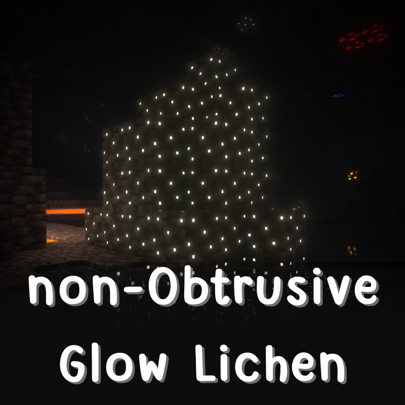 Install non-Obtrusive Glow Lichen - Minecraft Mods & Modpacks - CurseForge
