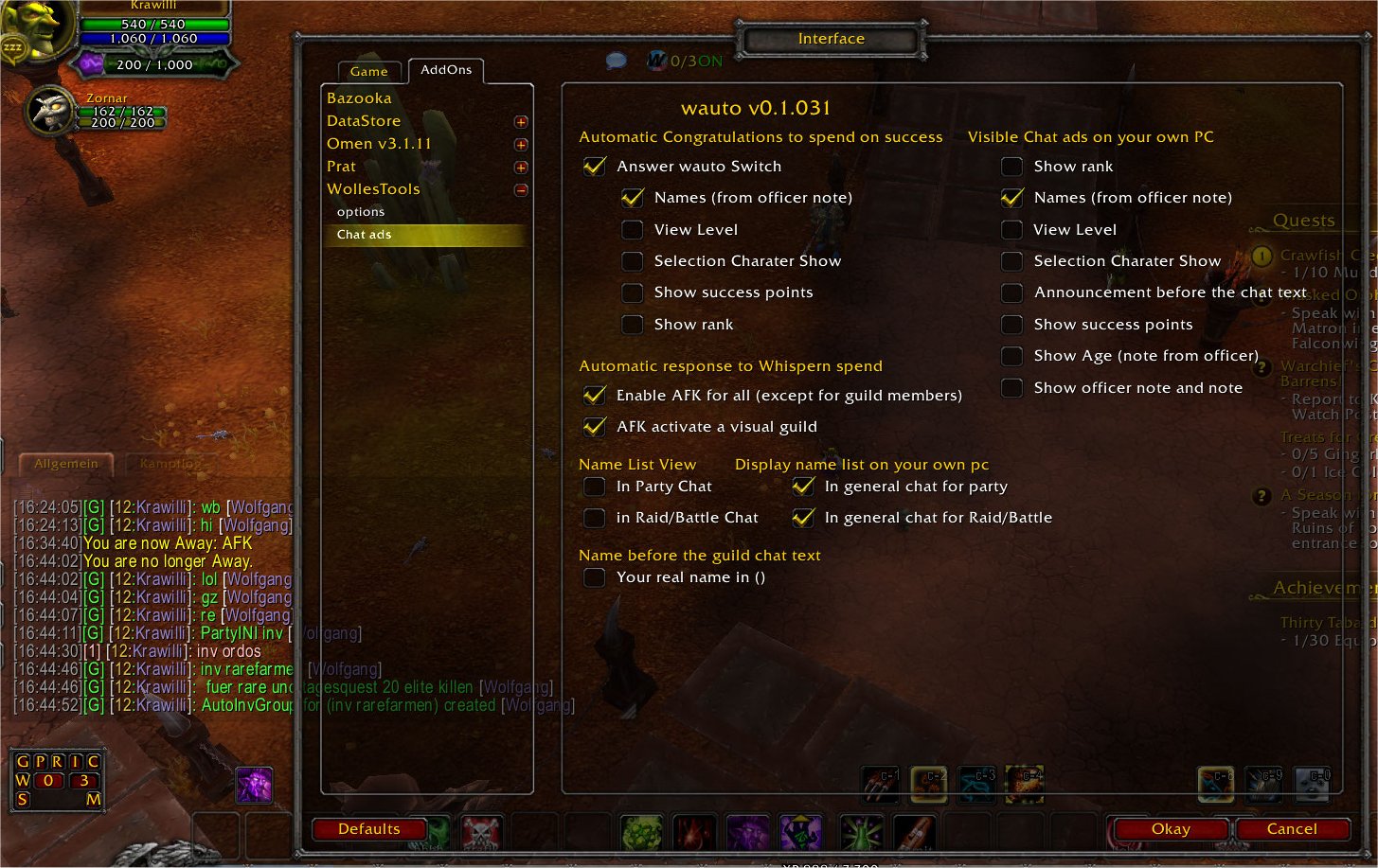 wotefiauto - World of Warcraft Addons - CurseForge