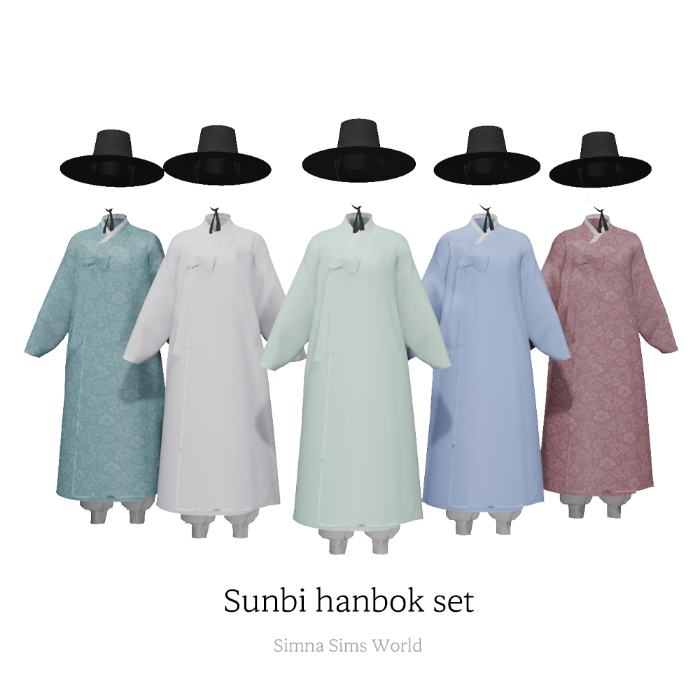 Sunbi hanbok set - Create a Sim - The Sims 4 - CurseForge