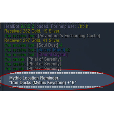 Mythic Location Reminder - World of Warcraft Addons - CurseForge