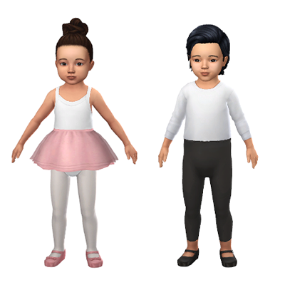 BALLET STUFF - toddler collection - The Sims 4 Create a Sim - CurseForge