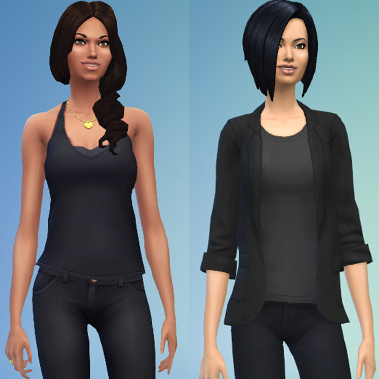 Download - Black is Back - Recoloring Set - Create a Sim - The Sims 4 ...