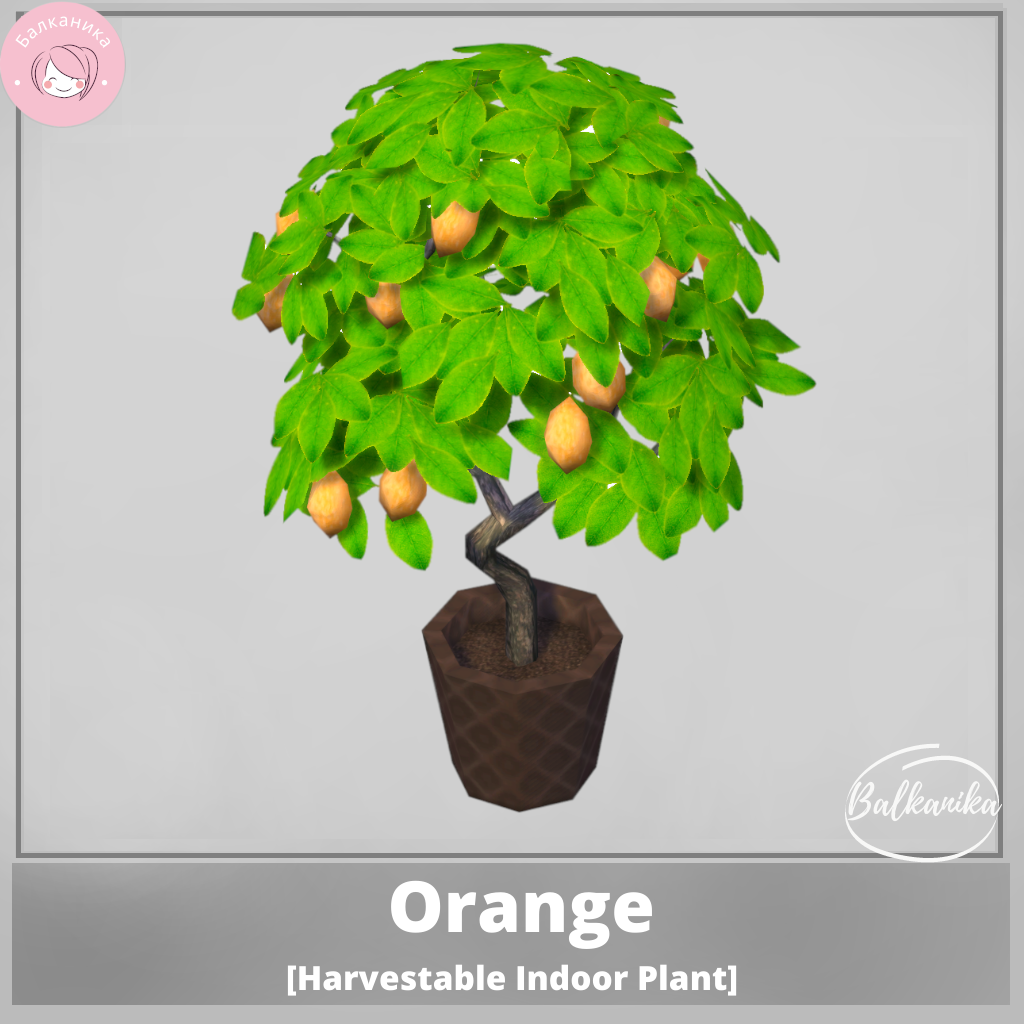 Orange [Harvestable Indoor Plant] - The Sims 4 Mods - CurseForge