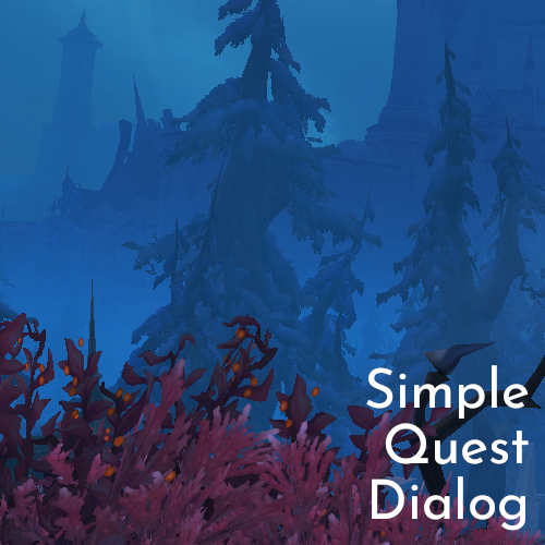 Simple Quest Dialog - World of Warcraft Addons - CurseForge Simple Quest Dialog - World of Warcraft Addons - CurseForge