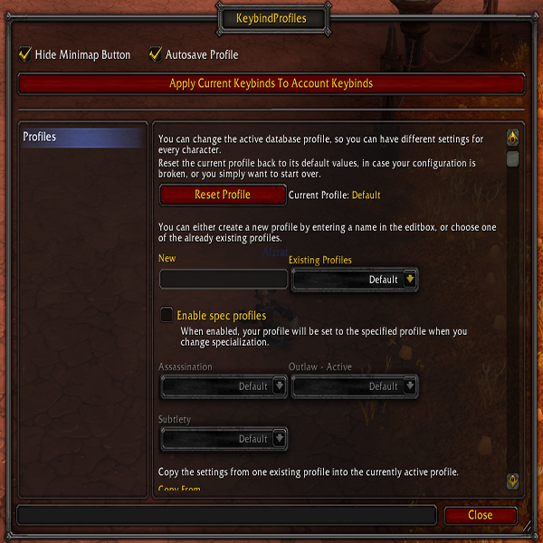 Keybind Profiles - World of Warcraft Addons - CurseForge Keybind Profiles - World of Warcraft Addons - CurseForge