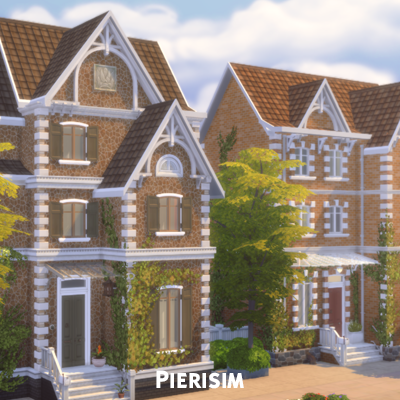 Pierisim - Maison Meulière - The Sims 4 Build / Buy - CurseForge