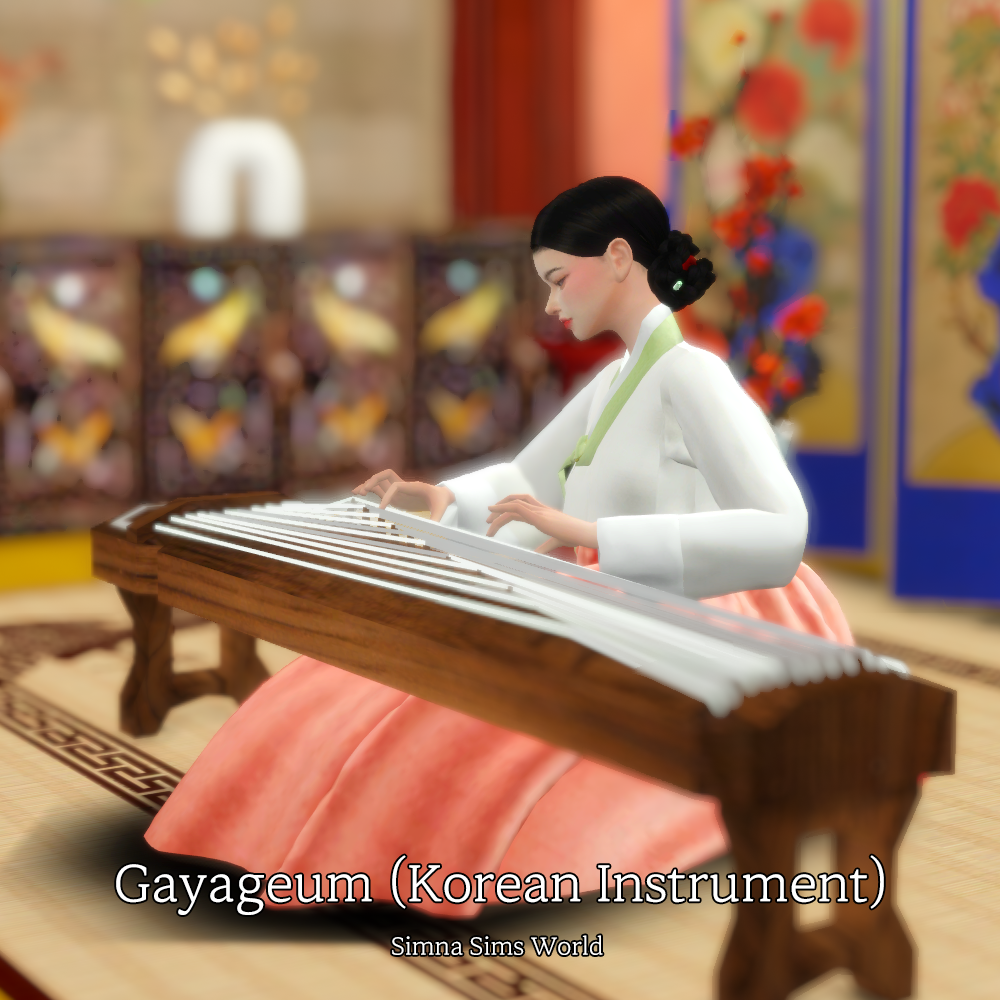 Gayageum (Korean Instrument) - The Sims 4 Build / Buy - CurseForge