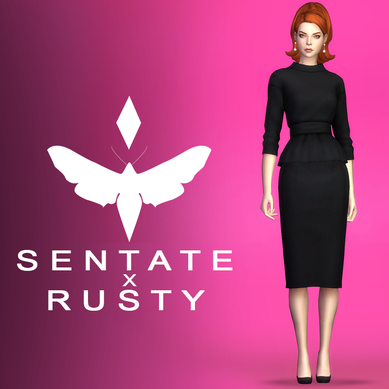 Barbie Sweater and Skirt - Sentate x Rusty Collaboration - The Sims 4 ...