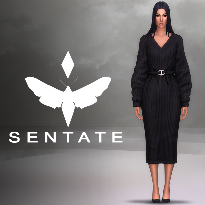 Lori Sweater Dress - The Sims 4 Create a Sim - CurseForge
