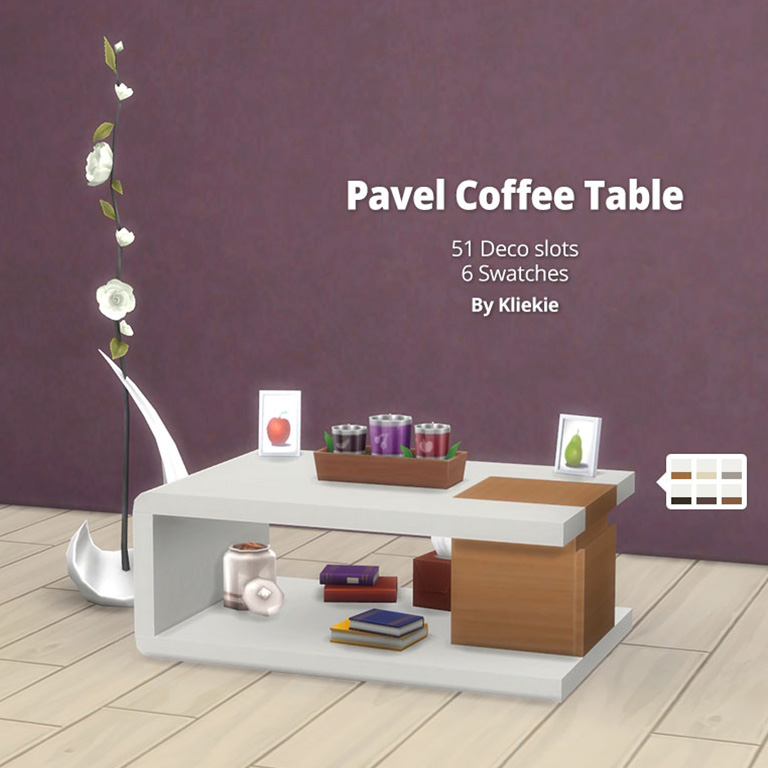 Pavel Coffee Table - The Sims 4 Build / Buy - CurseForge