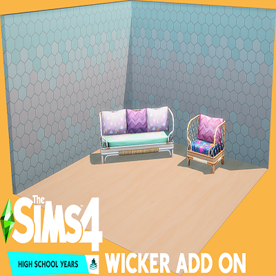 High School Years ADD ON-Wicker set - The Sims 4 Build / Buy - CurseForge