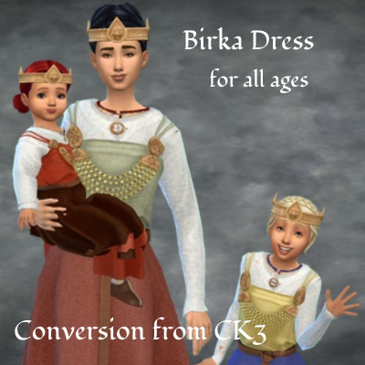 CK3 Norse Dress Birka for all ages - The Sims 4 Create a Sim - CurseForge