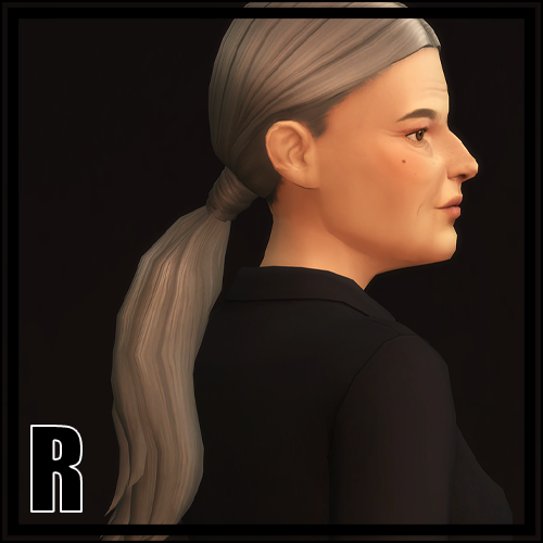 Ponytail Hair - Files - The Sims 4 Create a Sim - CurseForge