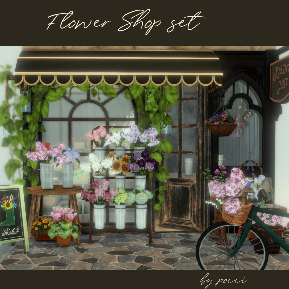 The Sims 4 Flower Shop Set 1 93 129 Download On ModfouU