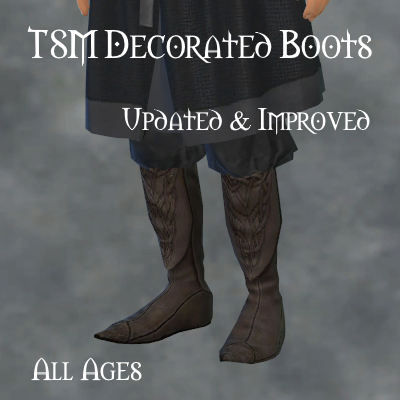 TSM Decorated Boots - Files - The Sims 4 Create a Sim - CurseForge