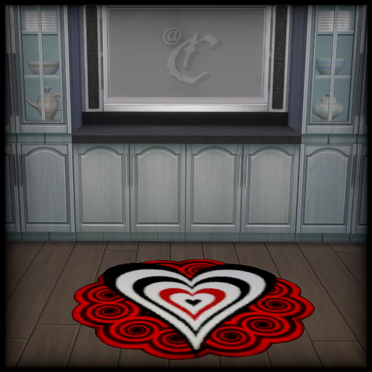 Download - Spiral Heart (Rugs) - Build / Buy - The Sims 4 - CurseForge